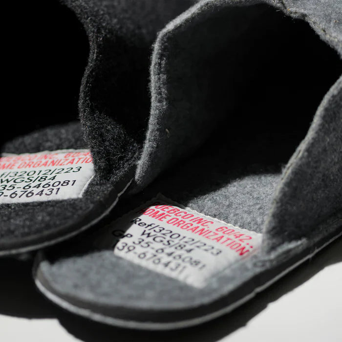 Shop Slippers Large in Dark Gray | Burke Decor