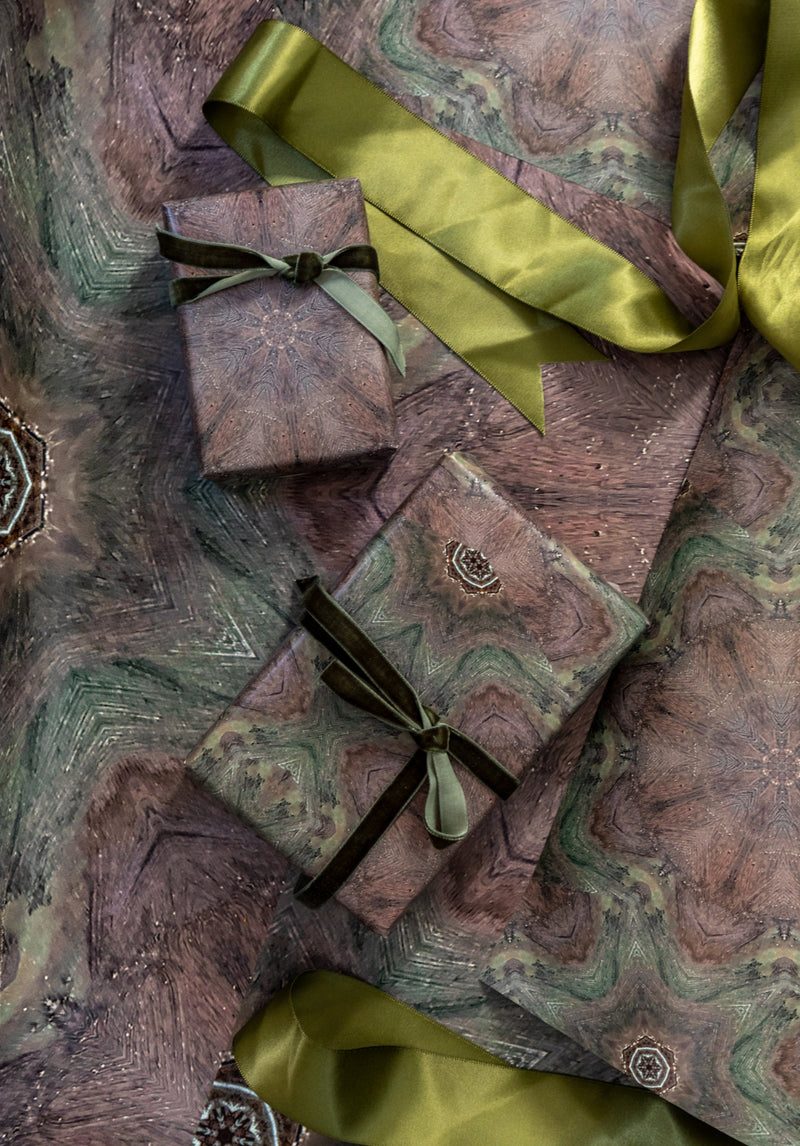 Shop Burgundy Forest Wrapping Paper | Burke Decor