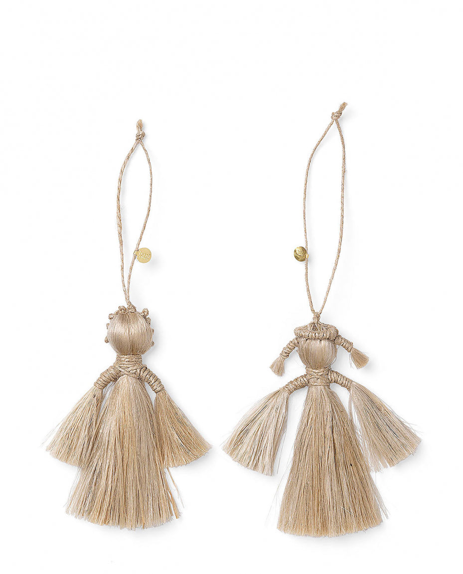 Shop Wing Angels - Natural - Set of 2 | Burke Decor