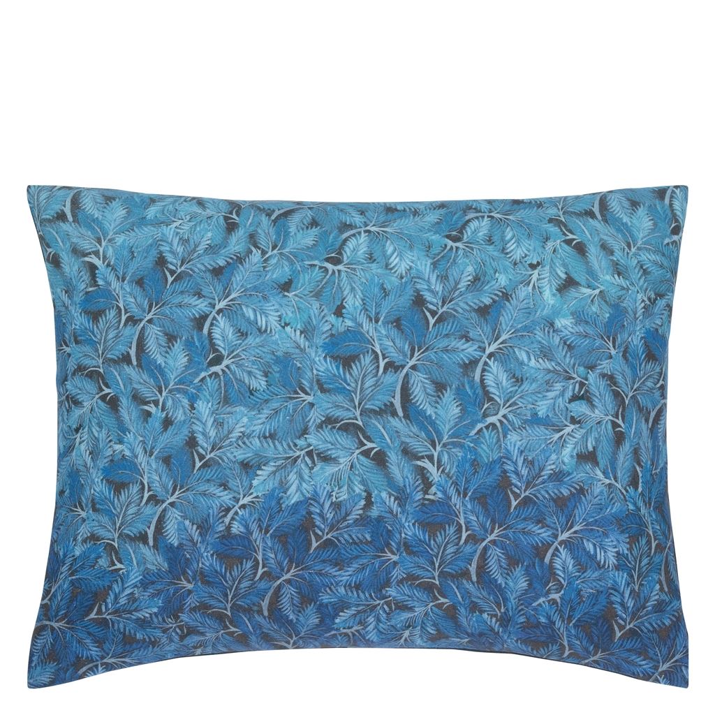 Shop Bandipur Azure/Emerald Linen Decorative Pillow | Burke Decor