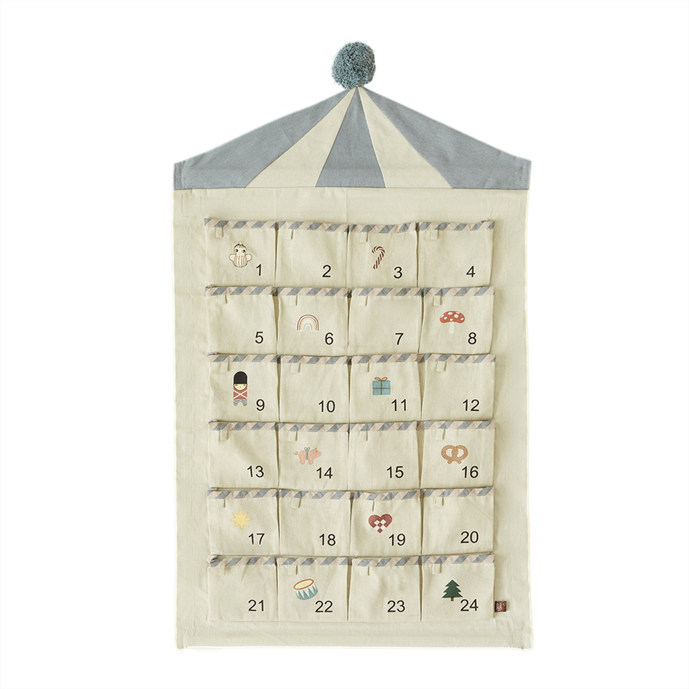 Shop Circus Christmas Calendar in Blue | Burke Decor