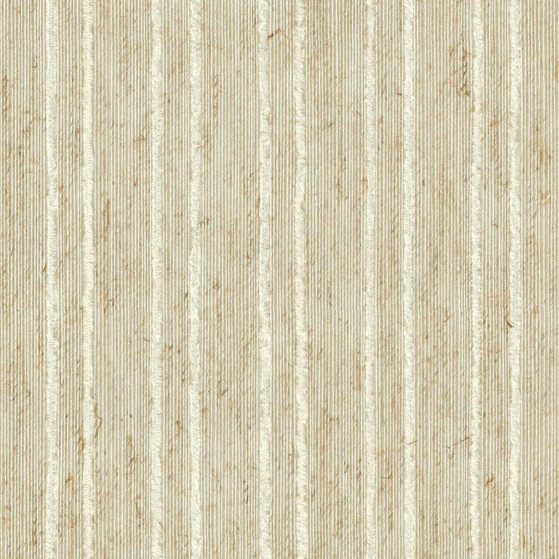 Shop String Alternating Stripe Textural Wallpaper in Beige/Wheat ...