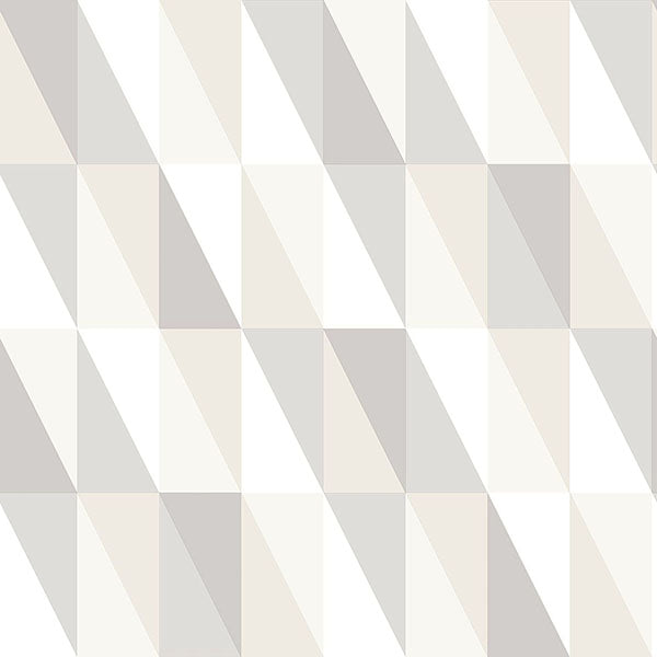 Shop Inez Neutral Geometric Wallpaper from the Fable Collection | Burke ...