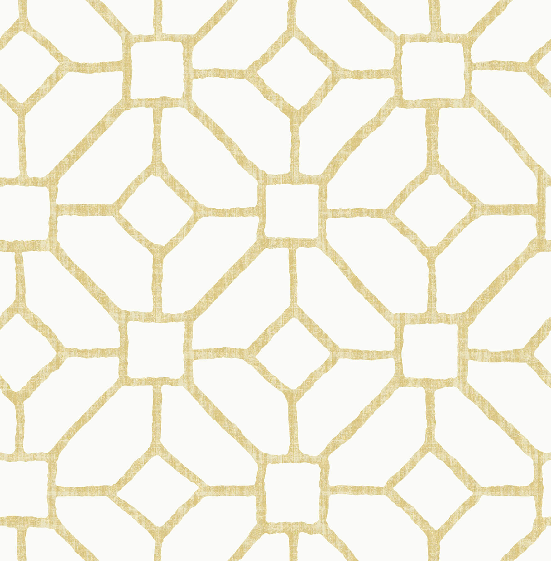 Shop Sample Addis Gold Trellis Wallpaper | Burke Decor