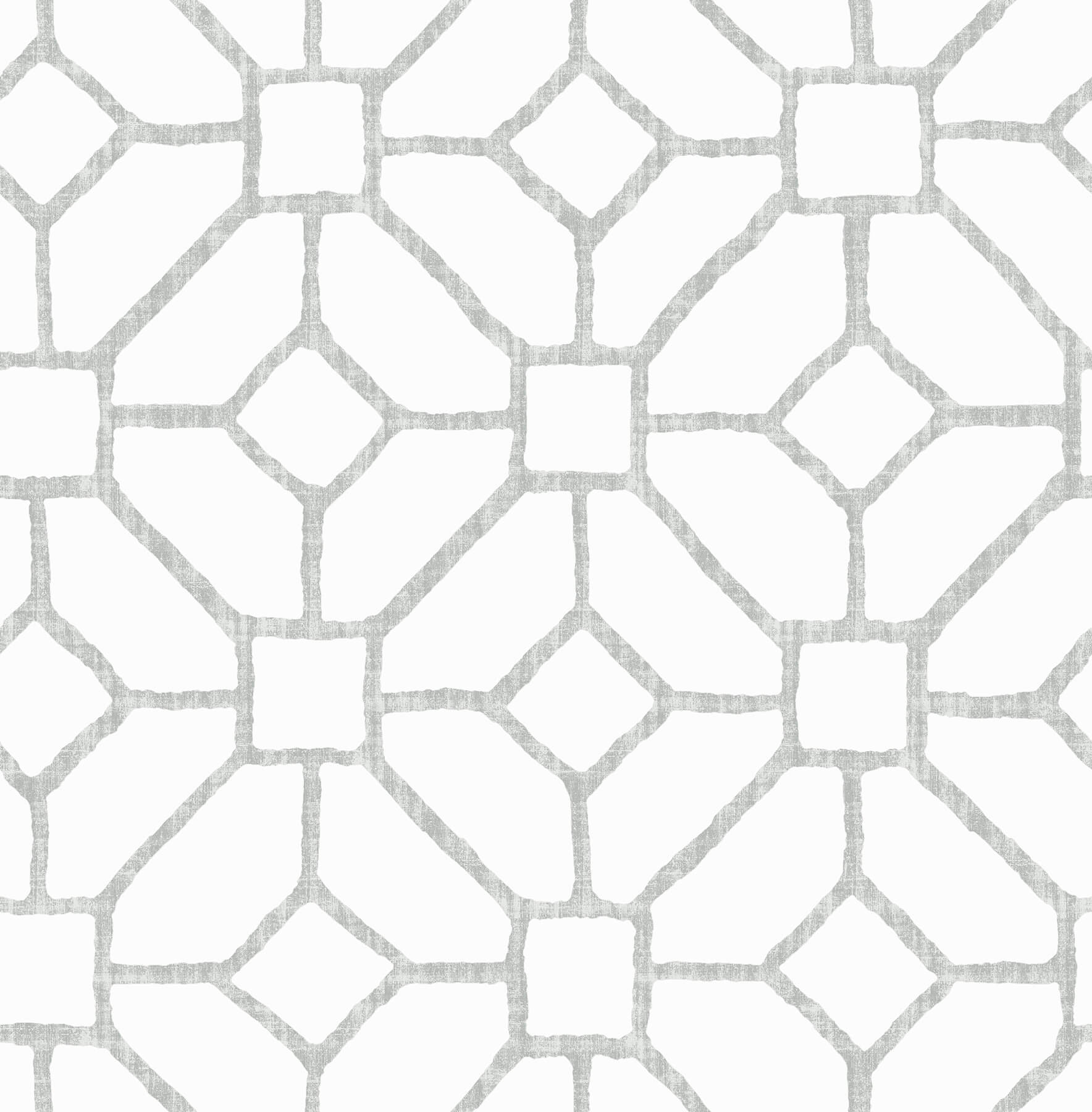 Shop Sample Addis Grey Trellis Wallpaper | Burke Decor