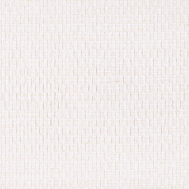 Shop Sample Basketweave Textural Wallpaper in Dove White | Burke Decor