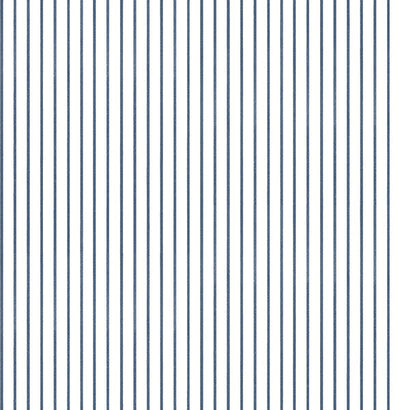 Shop Sample Oliver Navy Simple Stripe Wallpaper | Burke Decor