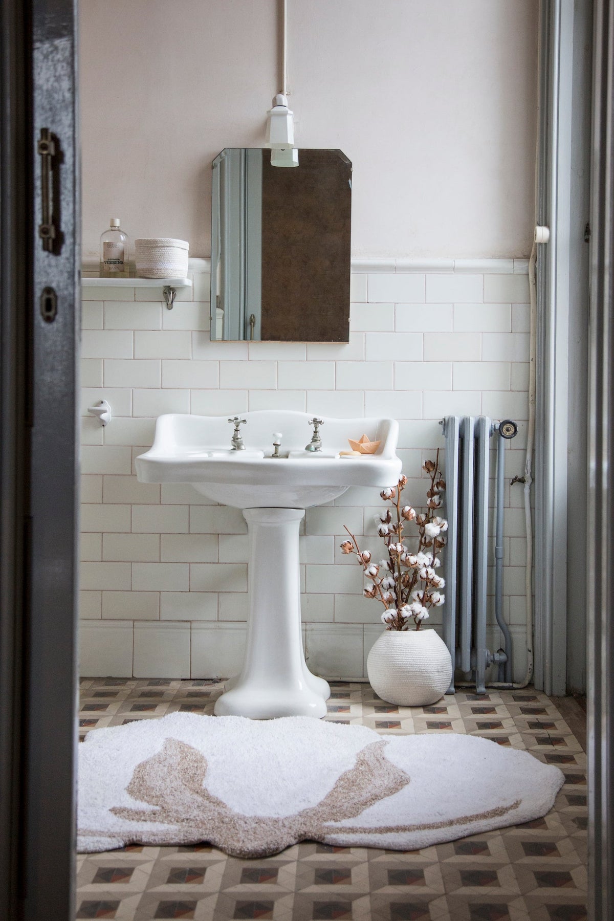 Shop Cotton Flower Rug | Burke Decor