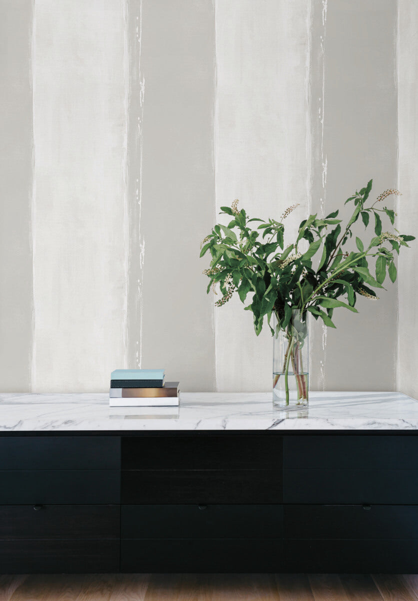 Shop Ink Wash Grey Wallpaper from the Signature Collection | Burke Decor