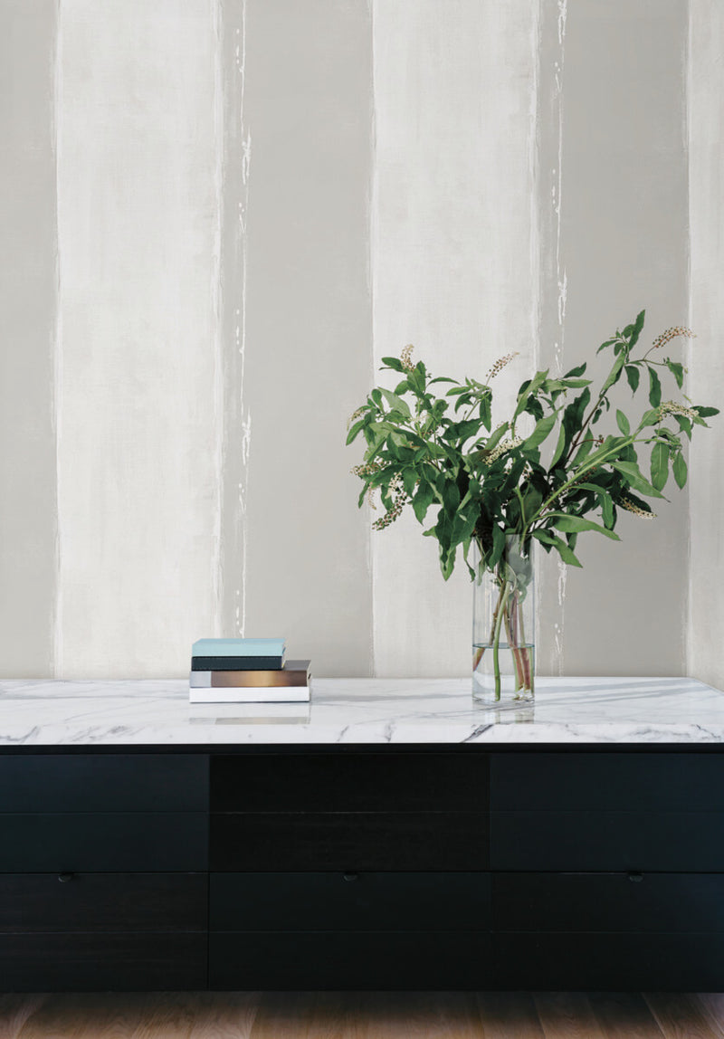 Shop Ink Wash Grey Wallpaper from the Signature Collection | Burke Decor