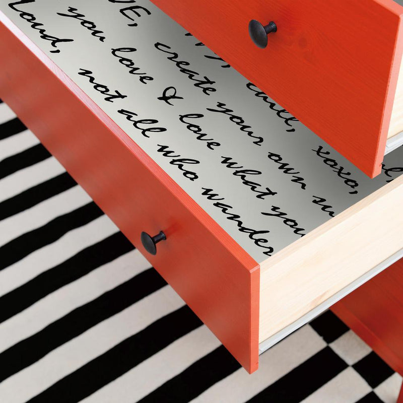 Shop Dream Big Script Peel & Stick Wallpaper in Black | Burke Decor