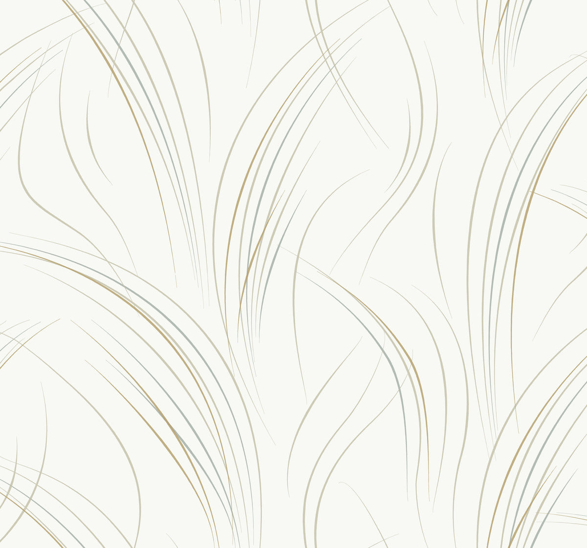 Shop Graceful Wisp Wallpaper in White | Burke Decor
