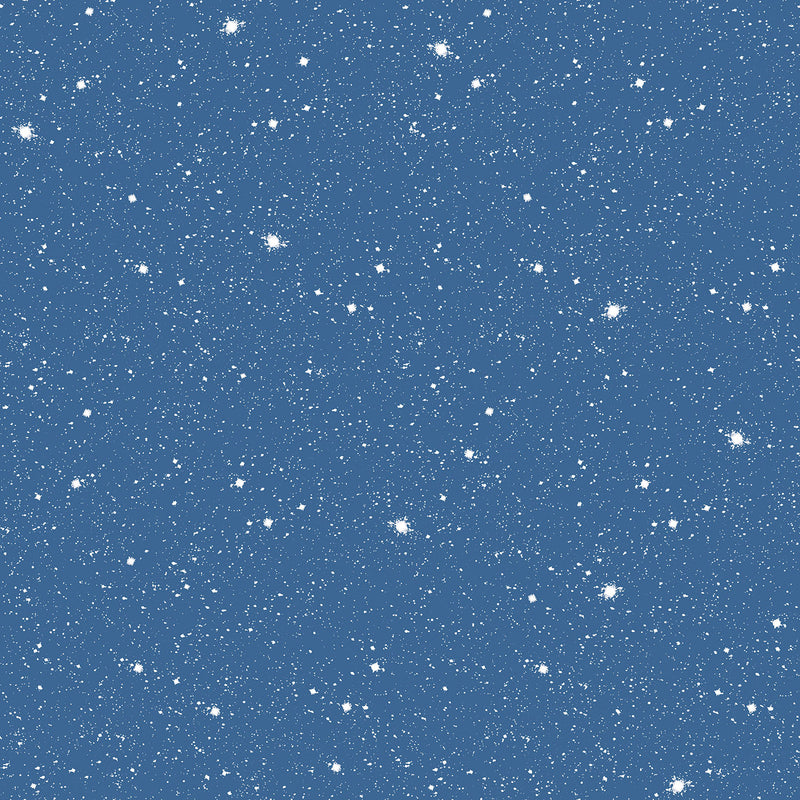 Shop Space Sidewall Cobalt/Glitter Wallpaper from the Tiny Tots 2 Collection | Burke Decor
