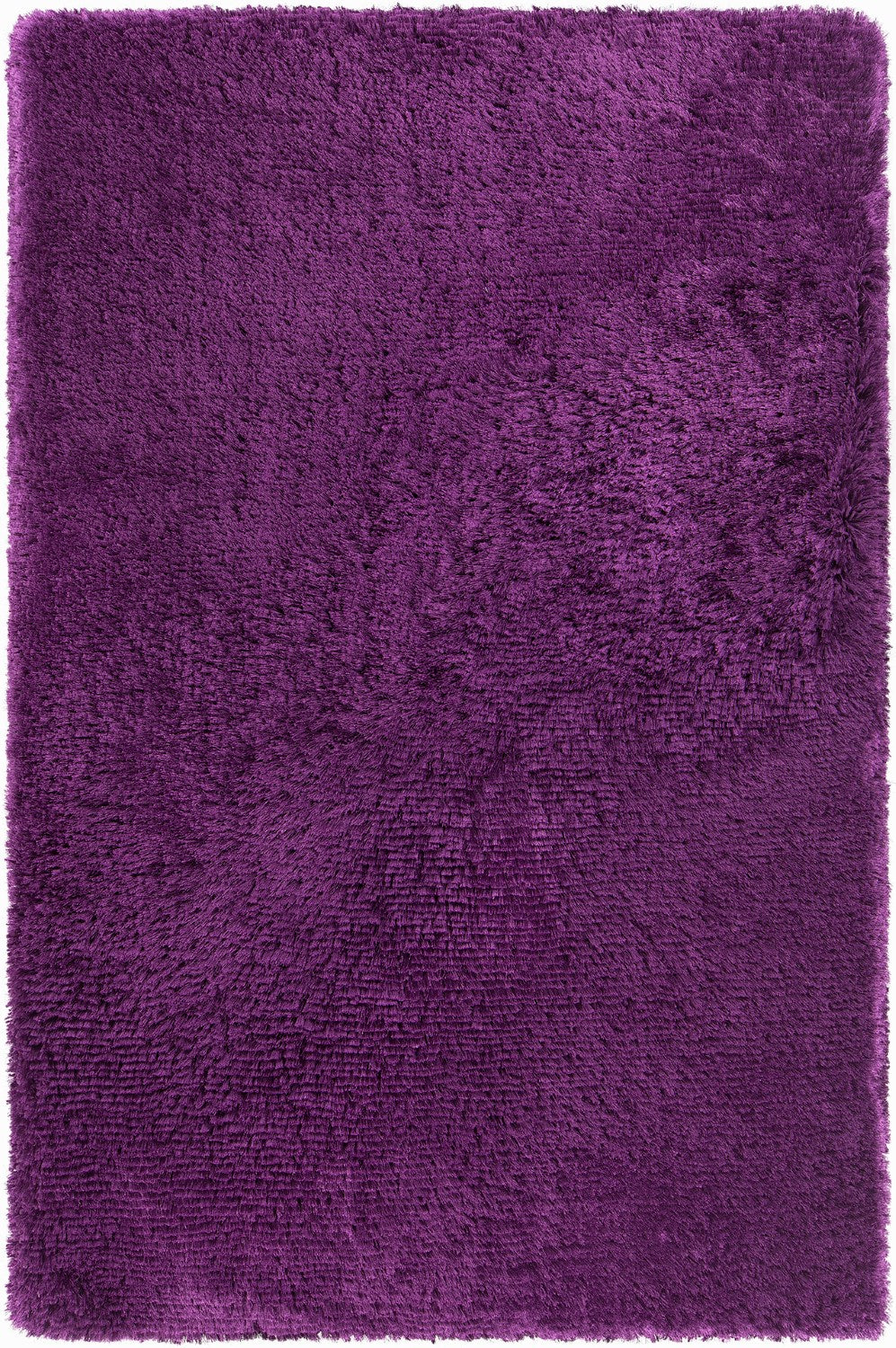 Shop Giulia Purple Hand Woven Shag Rug | Burke Decor