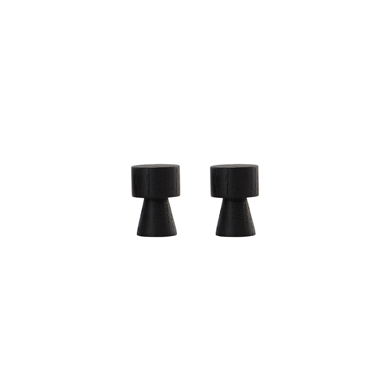 Shop Set of 2 Pin Hook / Knob in Dark | Burke Decor