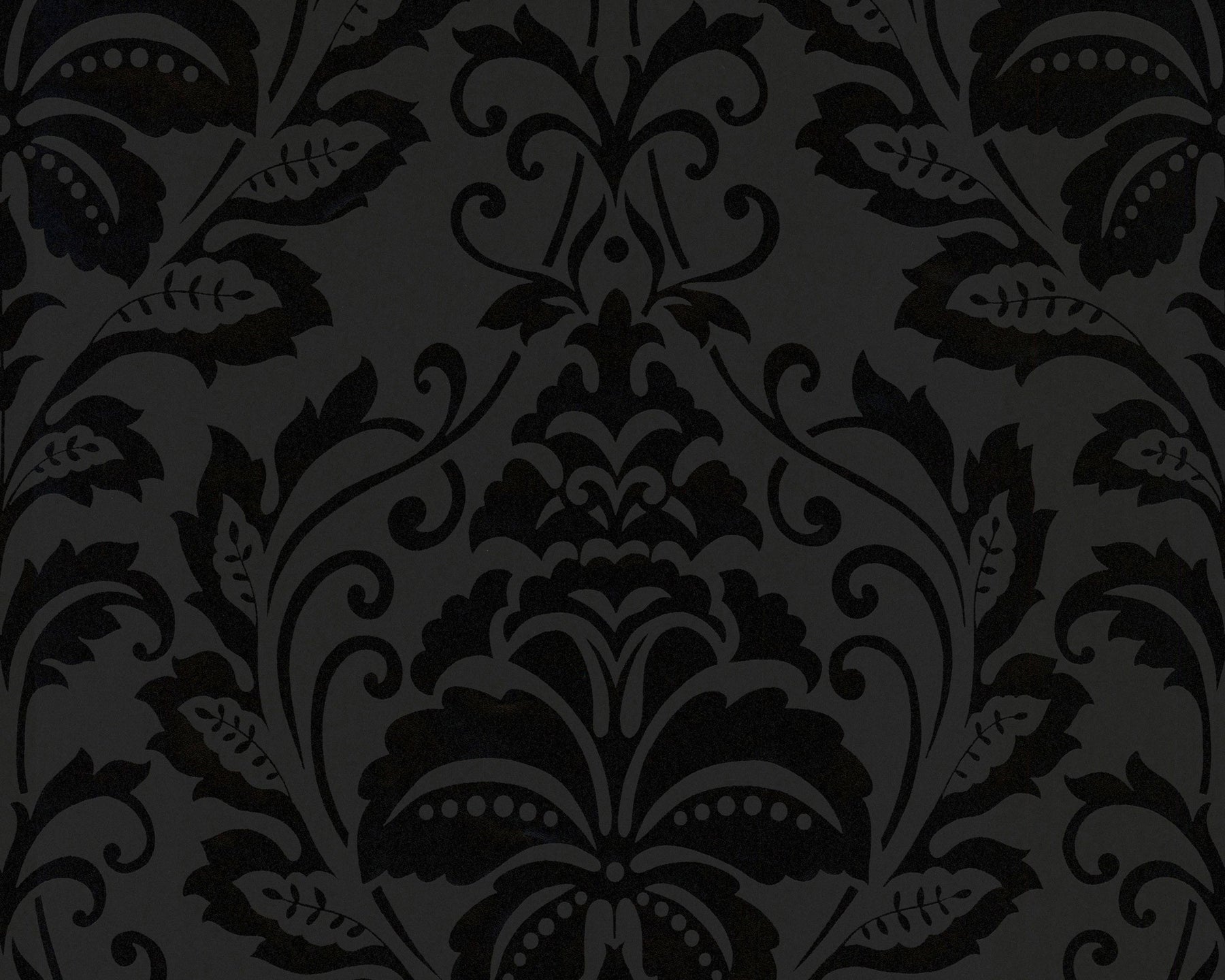 Shop Modern Damask Wallpaper in Black design by BD Wall Burke Decor