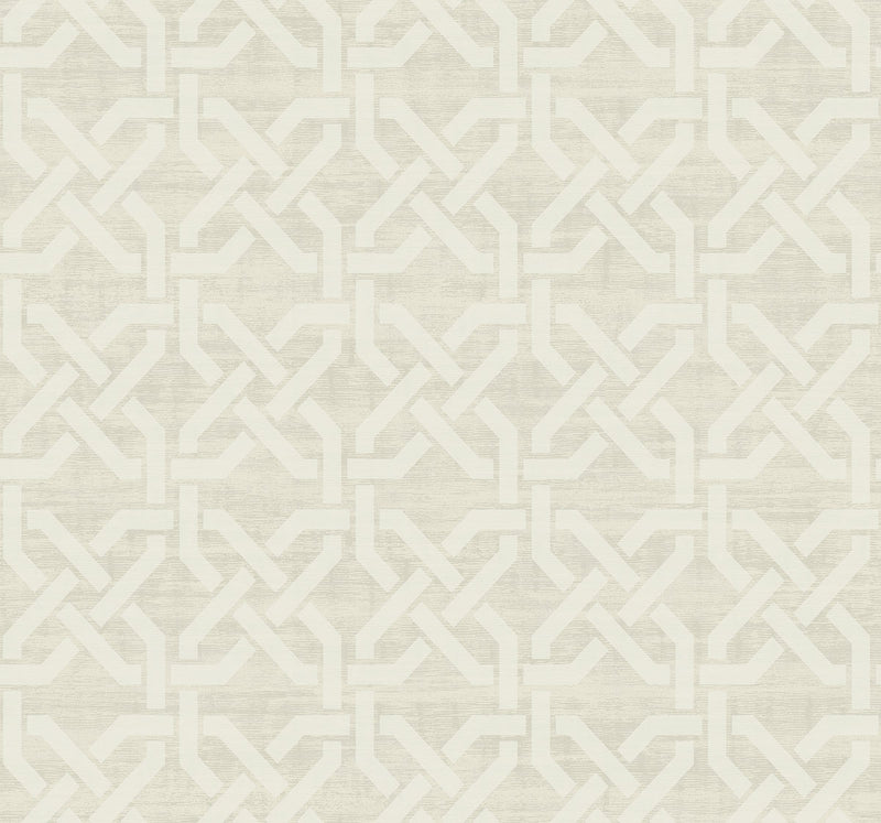Shop Nouveau Trellis Wallpaper in Sand from the Nouveau Collection | Burke Decor
