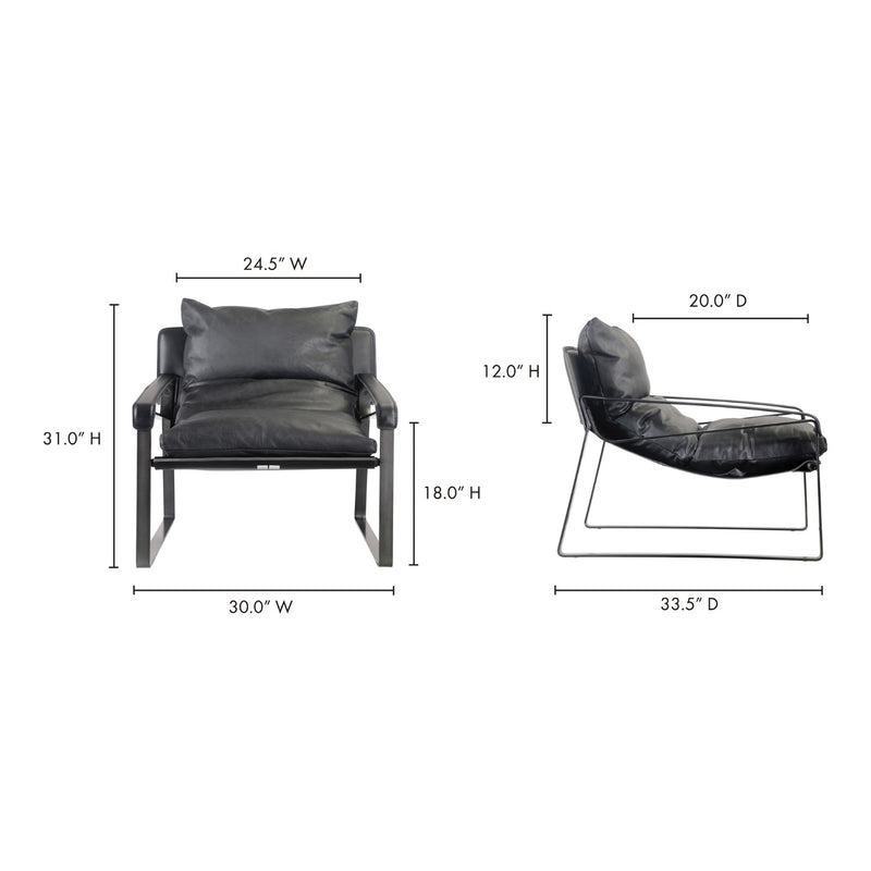 Shop Connor Leather Club Chair | Burke Decor