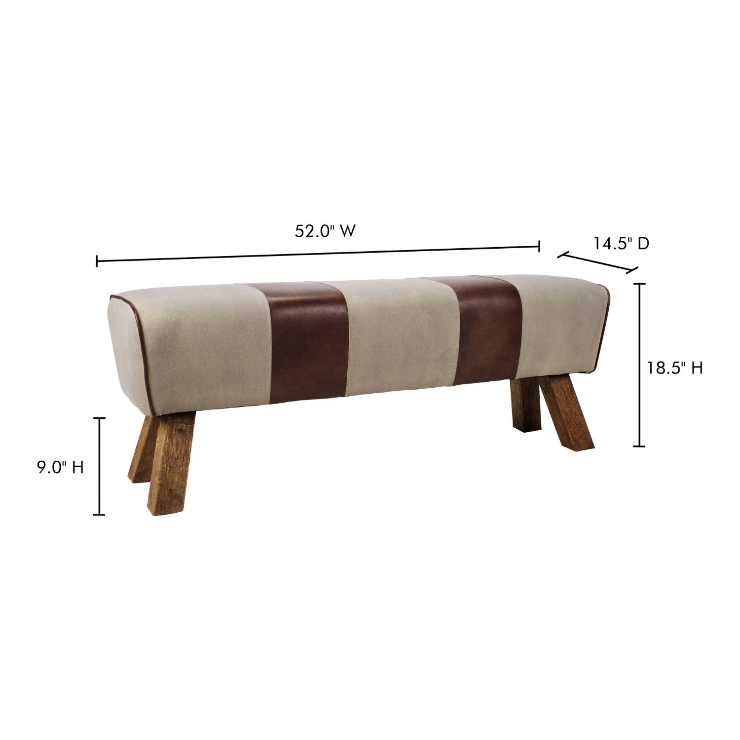 Shop Pommel Bench | Burke Decor