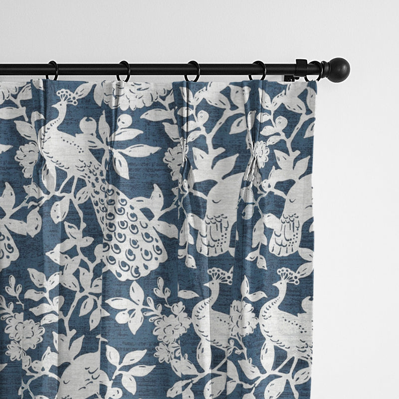 Shop Lark Navy Drapery | Burke Decor