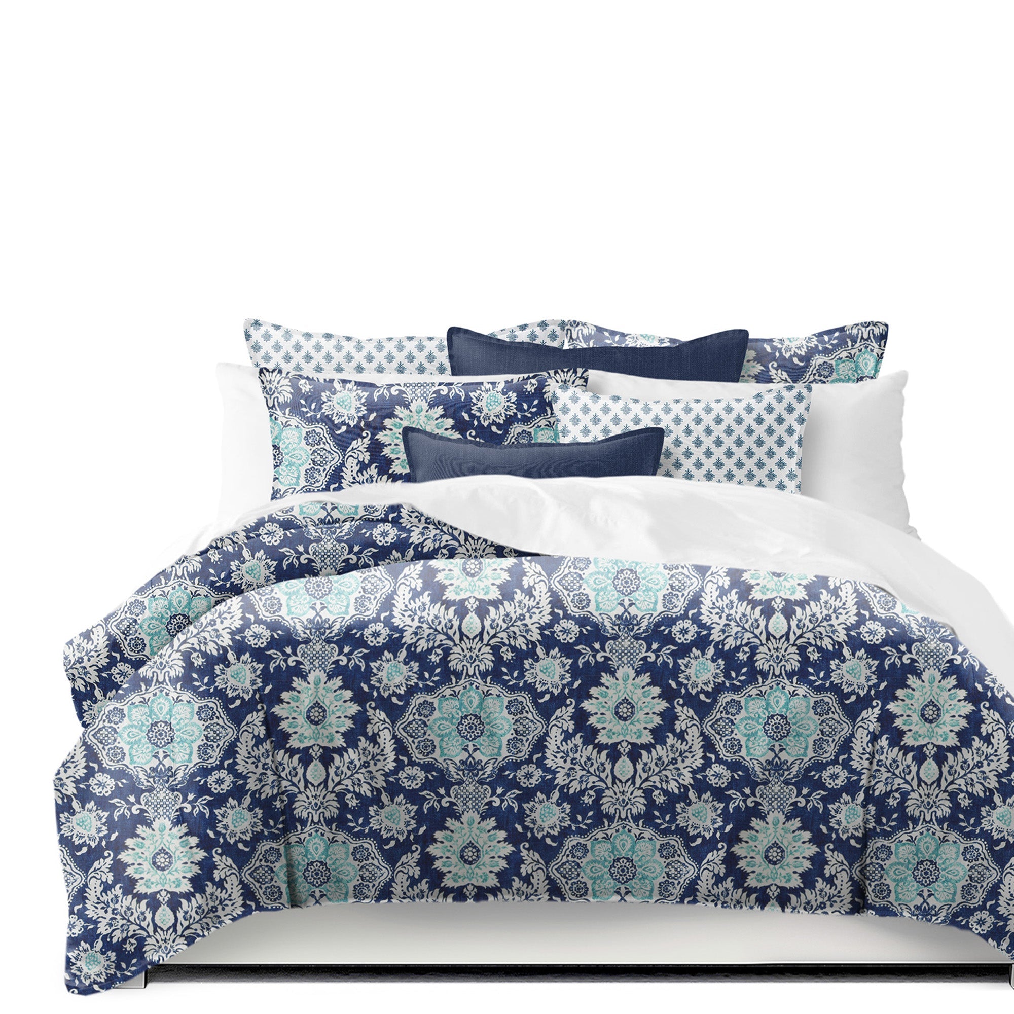 Shop Osha Blue/Aqua Bedding | Burke Decor