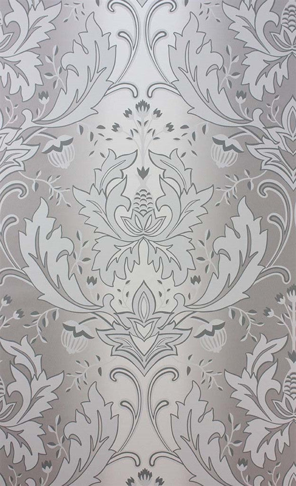 Shop Viceroy Wallpaper in Silver by Matthew Williamson for Osborne ...