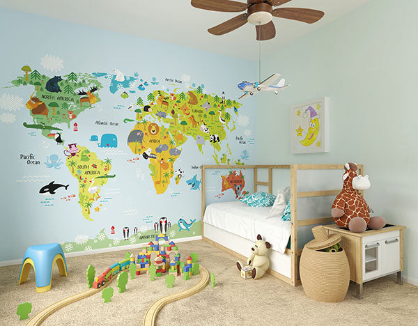 Shop The Whole Wide World Wall Mural | Burke Decor