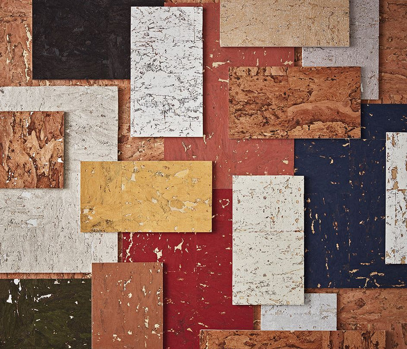 Shop Kanoko Natural Cork Wallpaper in Wood Smoke | Burke Decor