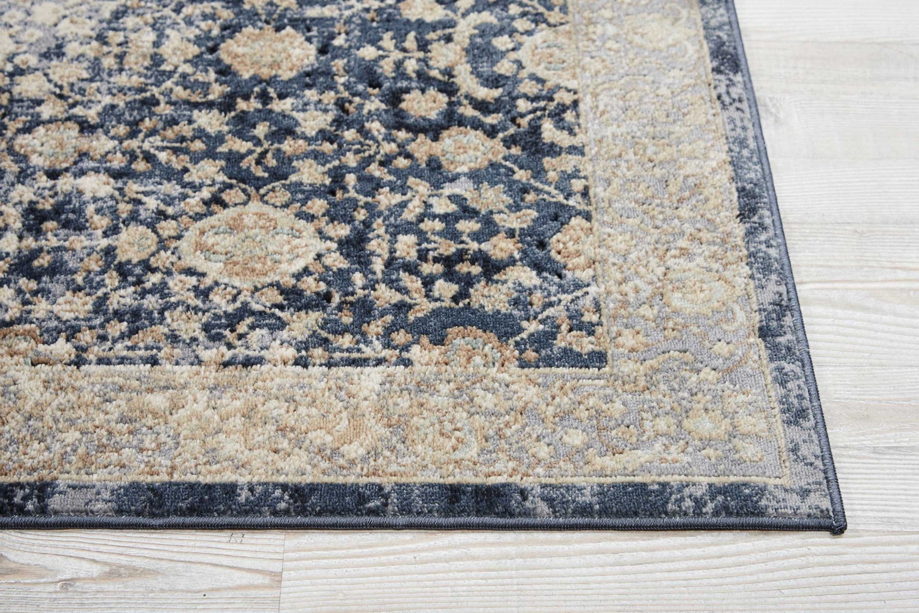 Shop Malta Navy Rug | Burke Decor
