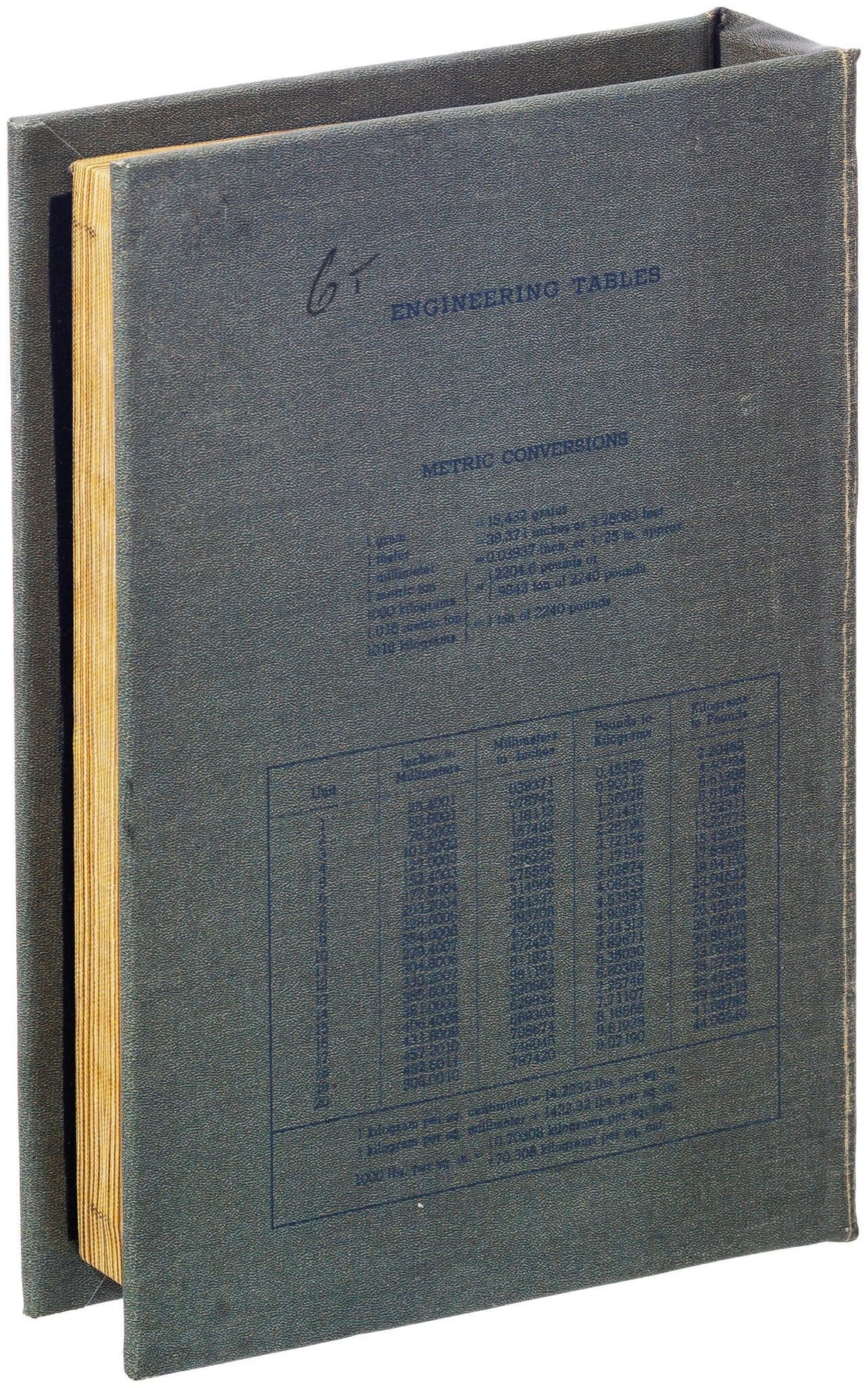 Shop Empty Book 'Steel Castings' Vintage Style Trinket Box | Burke Decor