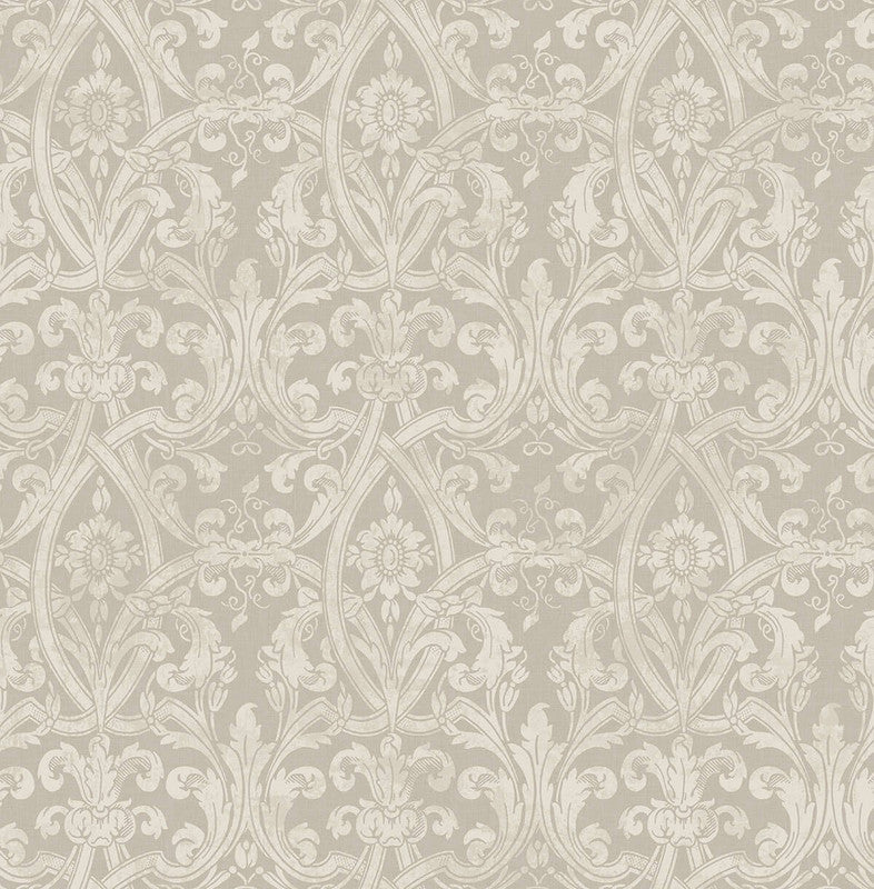 Shop Gothic Wallpaper in Beige | Burke Decor